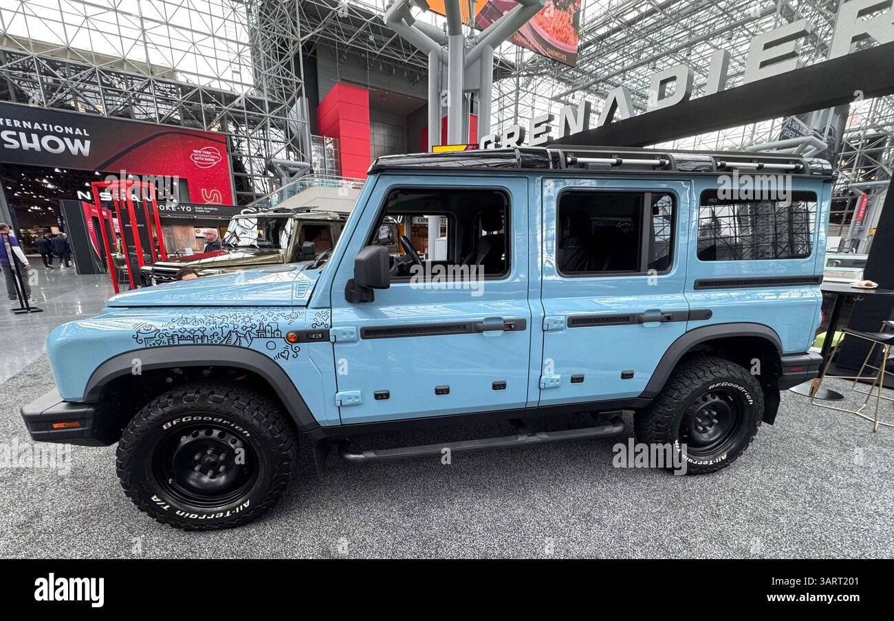 New York, New York, USA. 16th Apr, 2025. INEOS GRENADIER TRIALMASTER ...