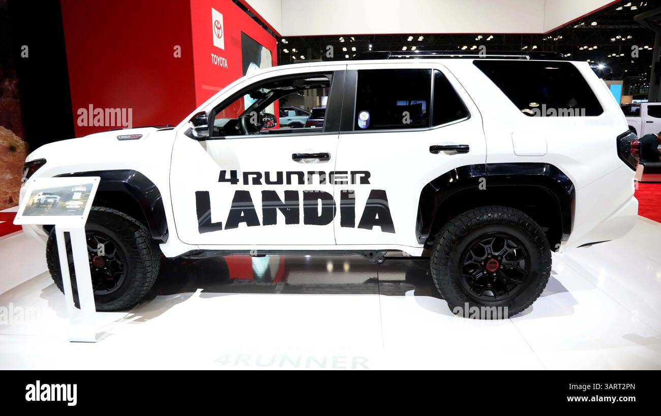 New York, New York, USA. 16th Apr, 2025. 2025 TOYOTA 4RUNNER LANDIA ...
