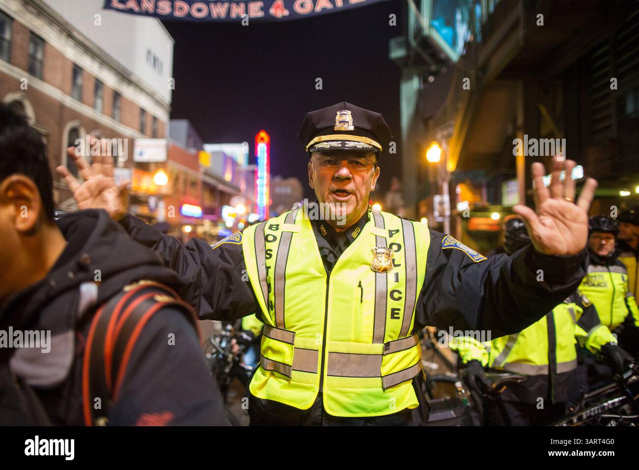 Oct. 30, 2013 - Boston, Massachusetts, U.S - A Boston Police Captain ...