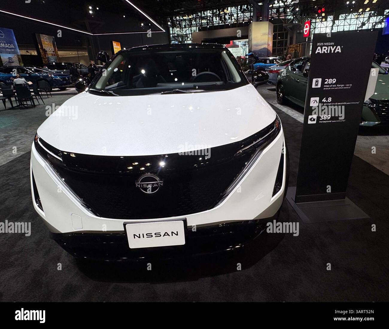 New York, New York, USA. 16th Apr, 2025. 2025 NISSAN ARIYA seen on ...