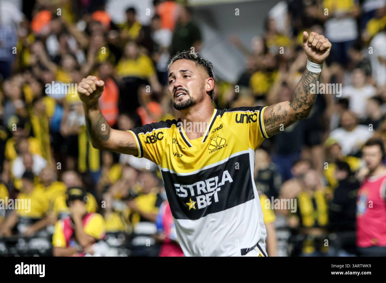 SC - CRICIUMA - 04/17/2025 - BRAZILIAN B 2025, CRICIUMA x ATHLETIC CLUB ...