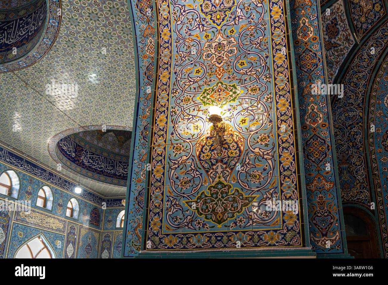 The interior of the Sakhi Temple, built in the 19th century, is an ...