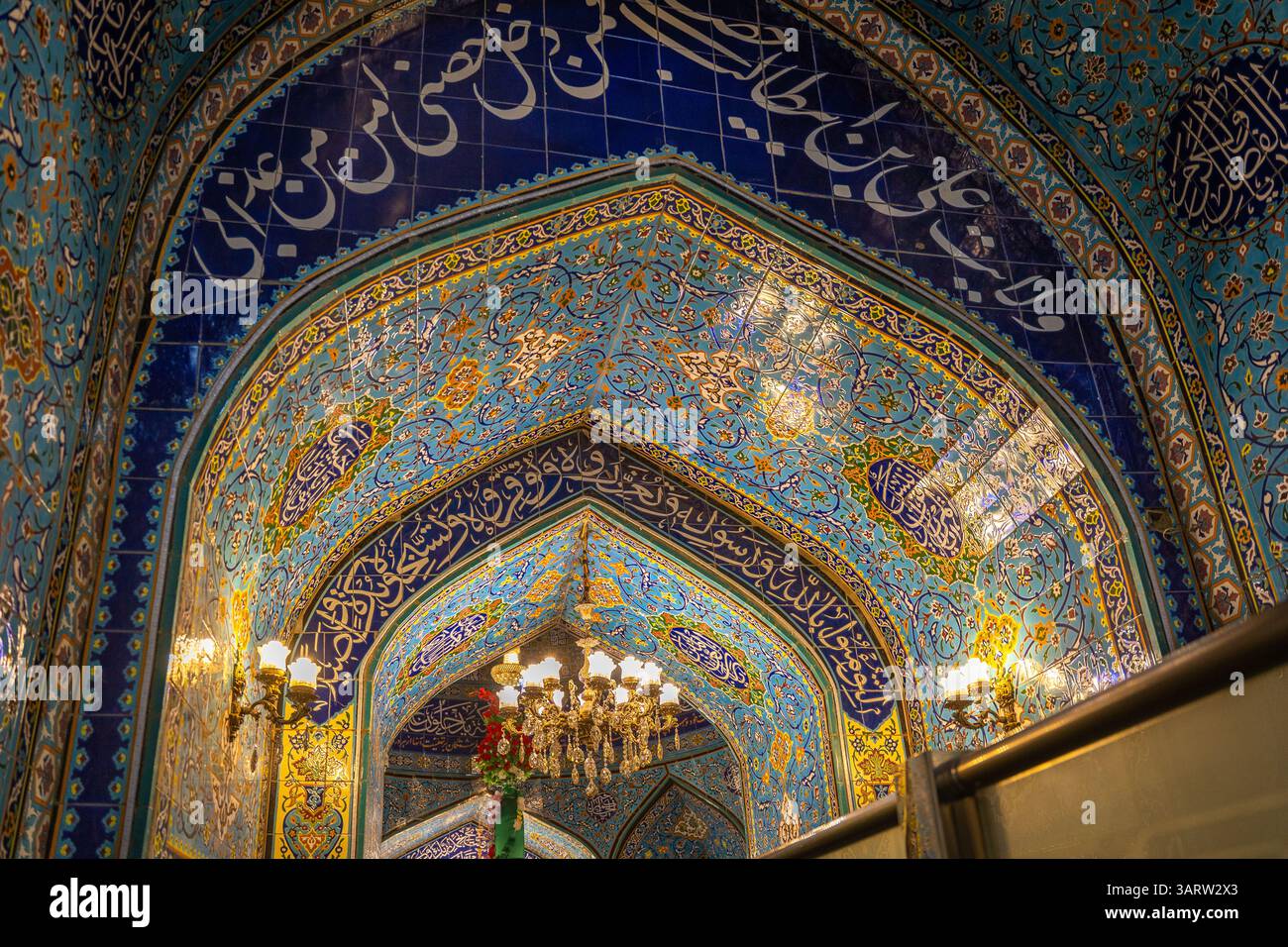 The interior of the Sakhi Temple, built in the 19th century, is an ...