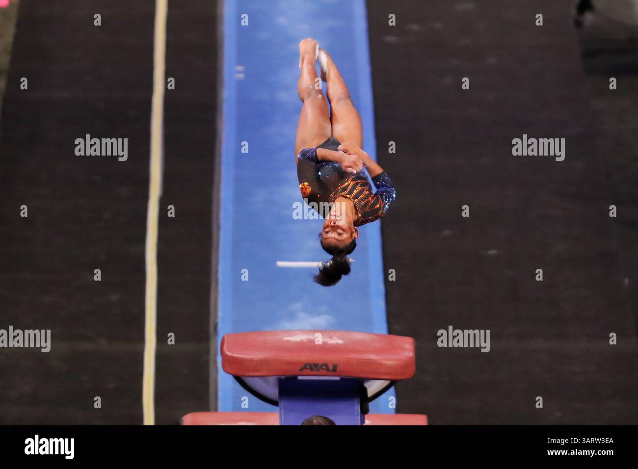 April 17, 2025, Fort Worth, Texas, USA: Florida Gatorsâ€™ gymnast ...