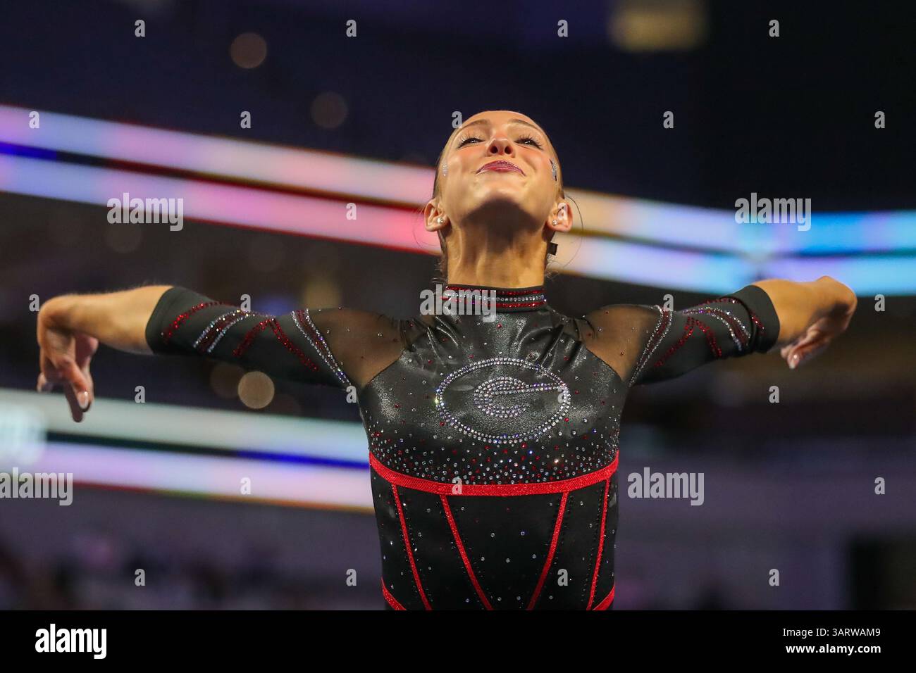 April 17, 2025, Fort Worth, Texas, USA: Individual qualifier LILY SMITH ...