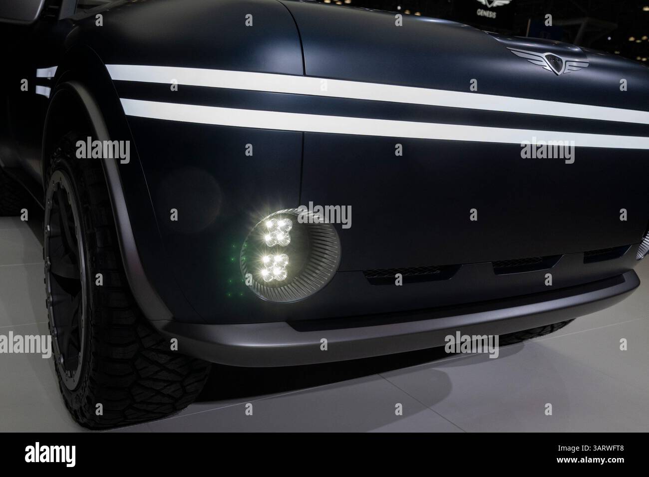 Genesis X Gran Equator concept cat on display during press day of New ...