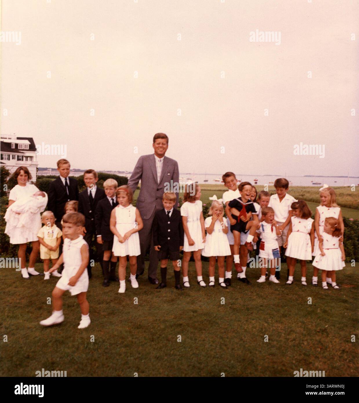 Aug. 03, 1963 - Hyannis Port, Massachusetts, U.S. - President JOHN F ...