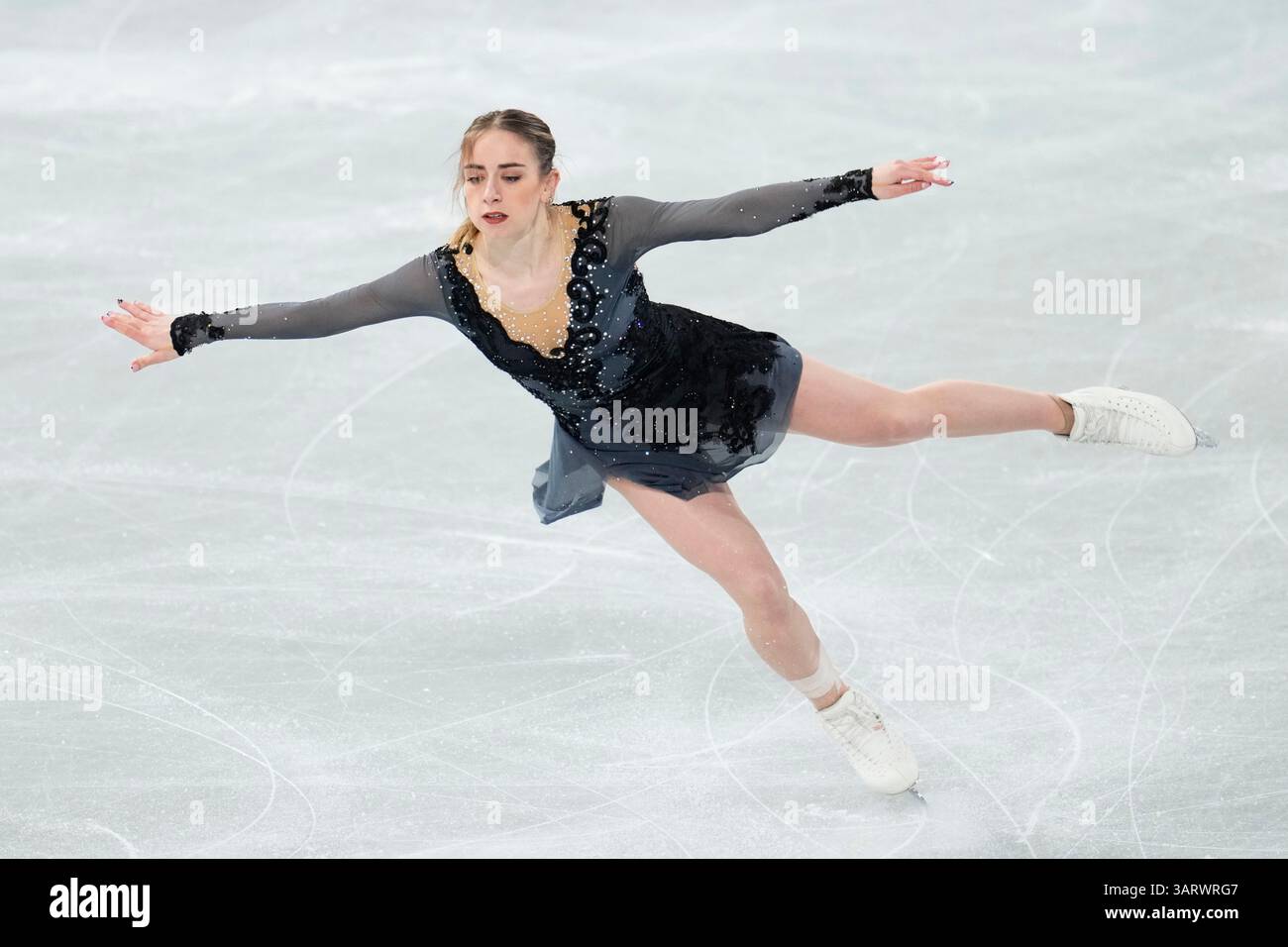 Lea Serna (FRA), APRIL 17, 2025 - Figure Skating : ISU World Team ...