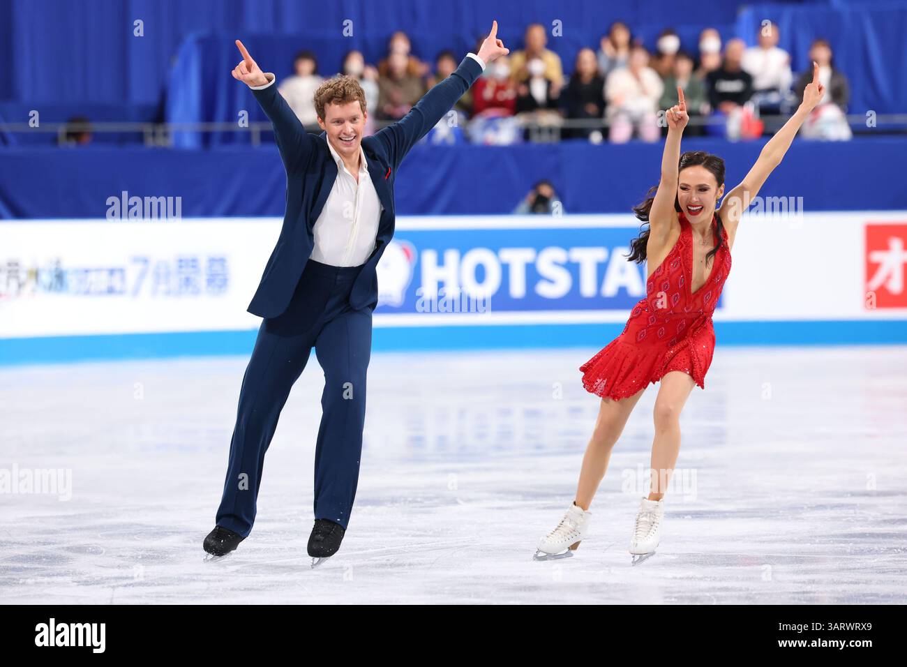 Tokyo, Japan. 17th Apr, 2025. Madison Chock & Evan Bates (USA) Figure ...