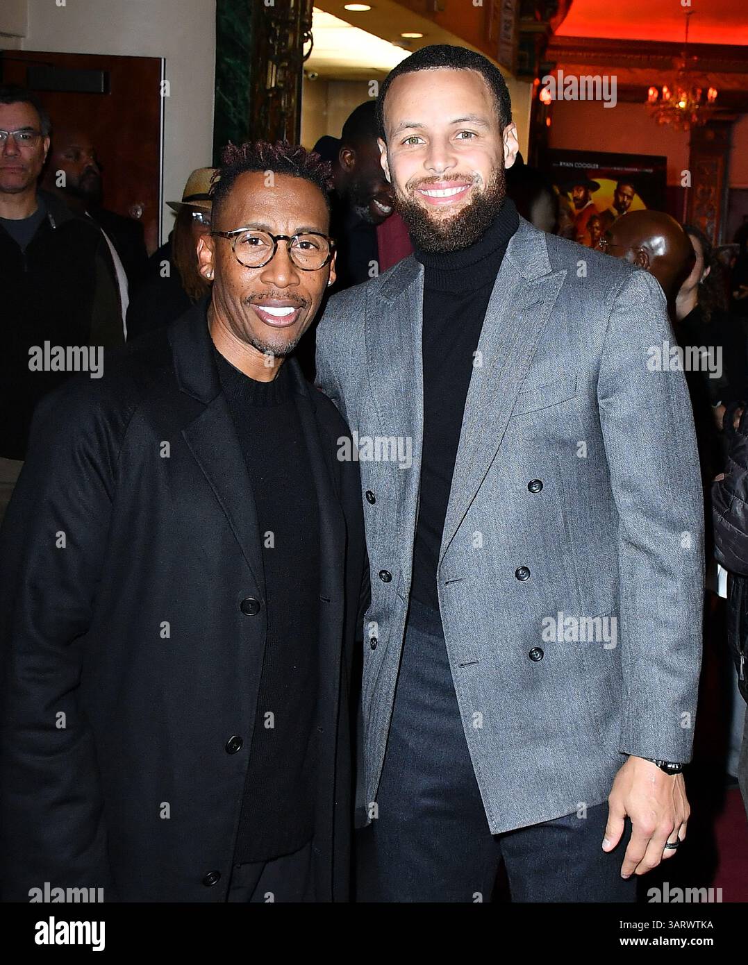 Oakland, United States. 16th Apr, 2025. Stephen Curry and Raphael ...