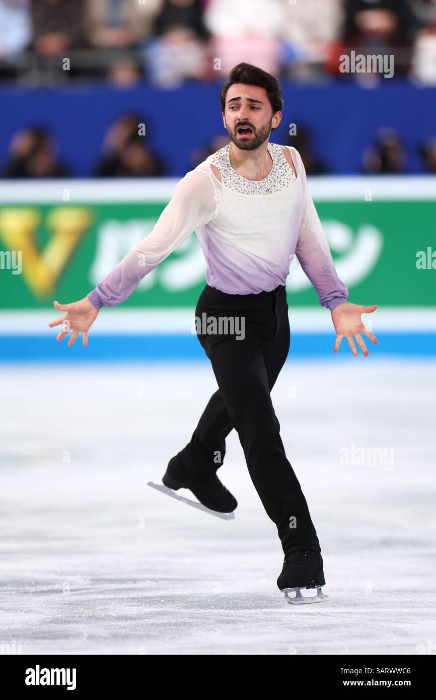 Kevin Aymoz (FRA), APRIL 17, 2025 - Figure Skating : ISU World Team ...
