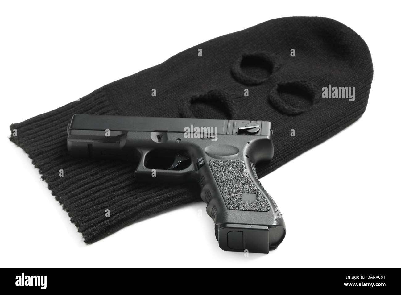 Pistol gun balaclava on hi-res stock photography and images - Alamy