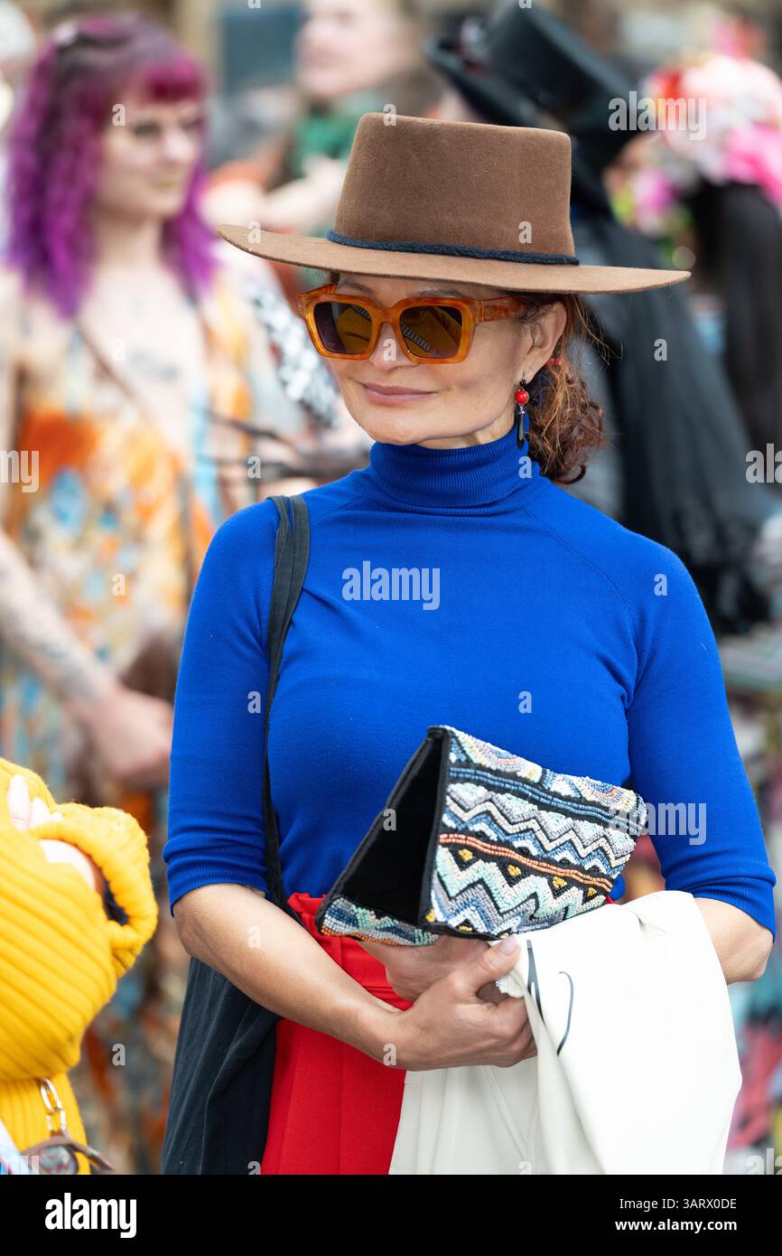 London, UK, 17th April 2025, The monthly colour walk took place this ...