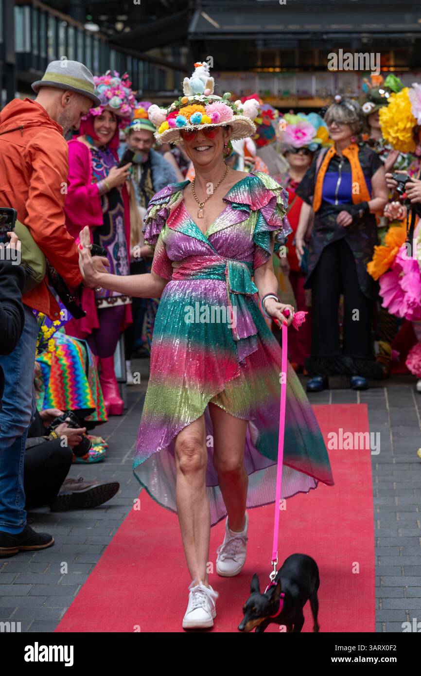 London, UK, 17th April 2025, The monthly colour walk took place this ...