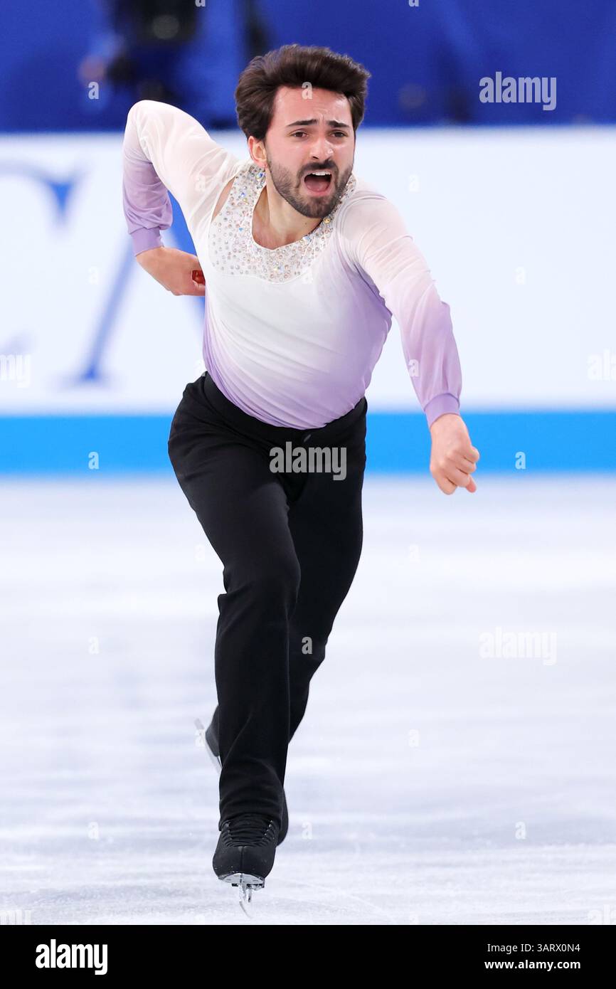 Kevin Aymoz (FRA), APRIL 17, 2025 - Figure Skating : ISU World Team ...