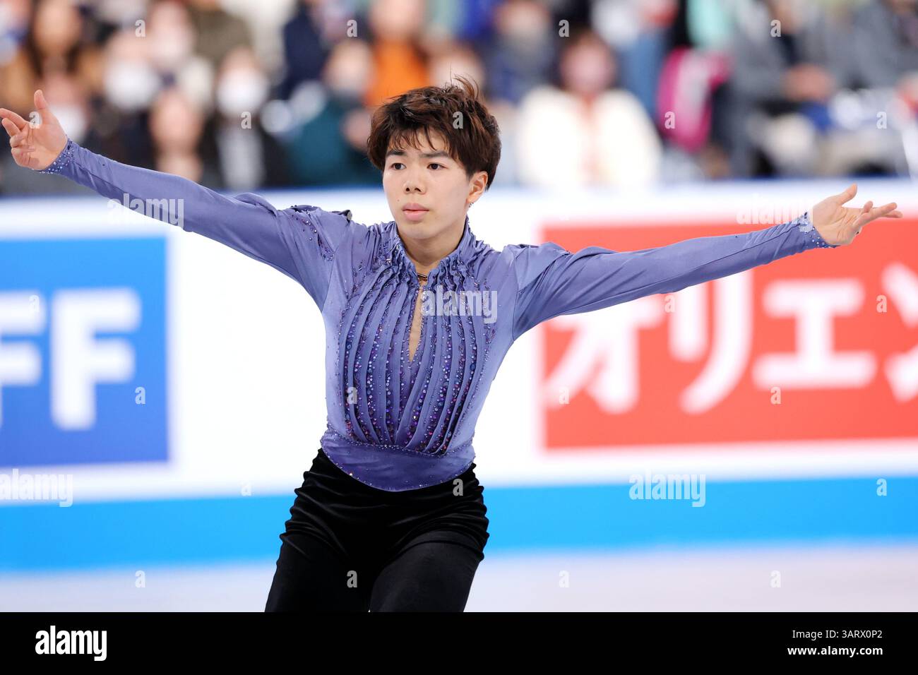 Tokyo, Japan. 17th Apr, 2025. Shun Sato (JPN) Figure Skating : ISU World Team Trophy in Figure ...