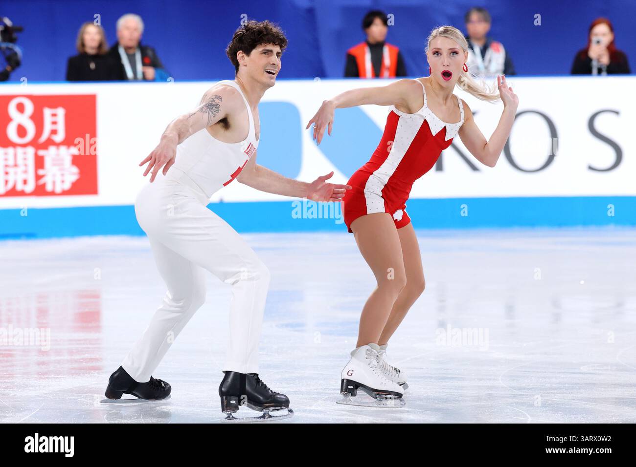 Tokyo, Japan. 17th Apr, 2025. Piper Gilles & Paul Poirier (CAN) Figure ...