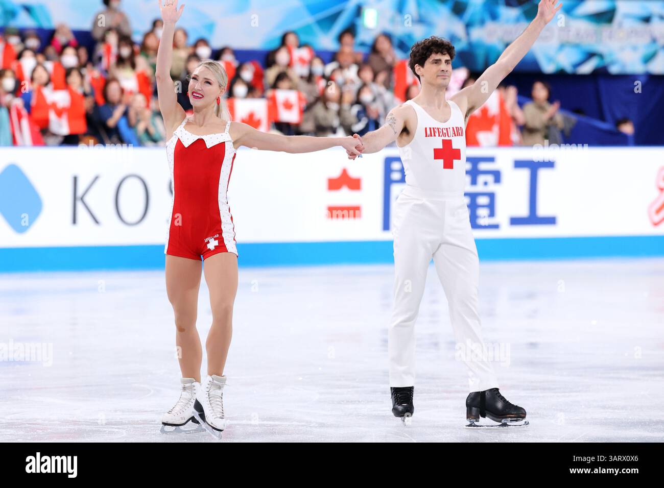 Tokyo, Japan. 17th Apr, 2025. Piper Gilles & Paul Poirier (CAN) Figure ...