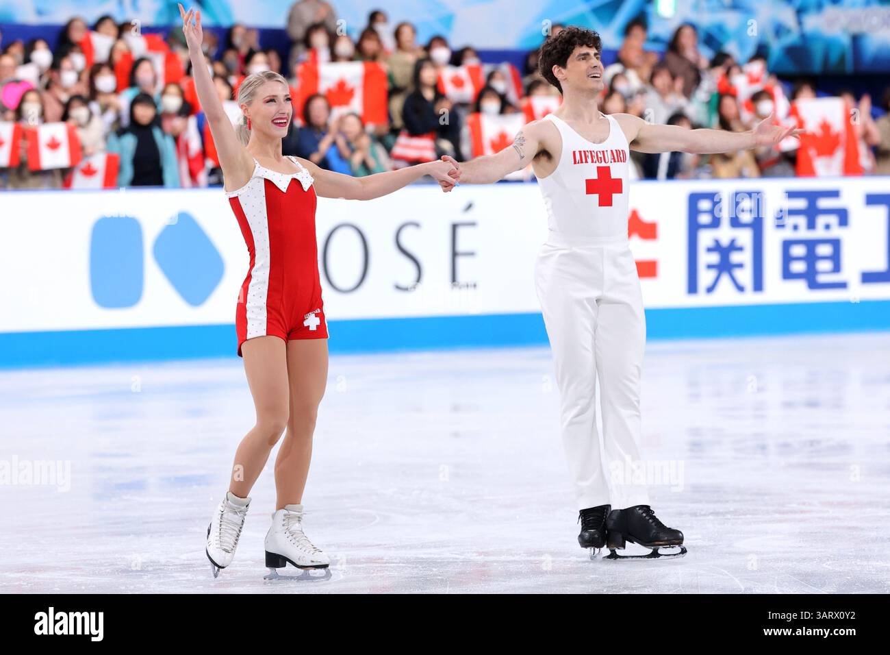 Tokyo, Japan. 17th Apr, 2025. Piper Gilles & Paul Poirier (CAN) Figure ...