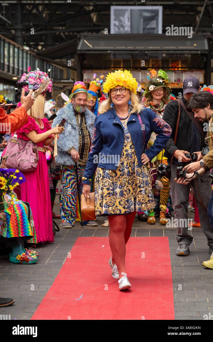 London, UK, 17th April 2025, The monthly colour walk took place this ...