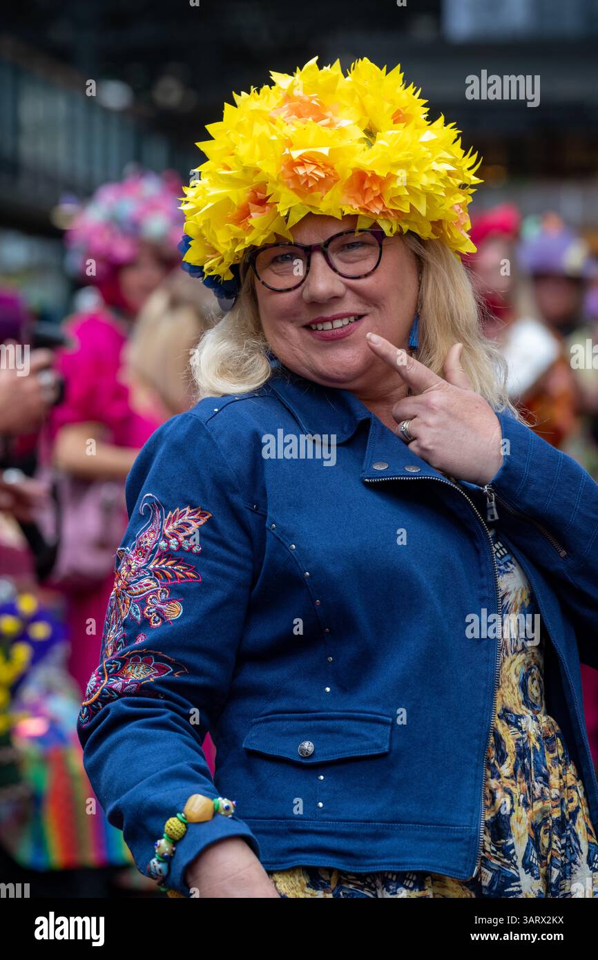 London, UK, 17th April 2025, The monthly colour walk took place this ...