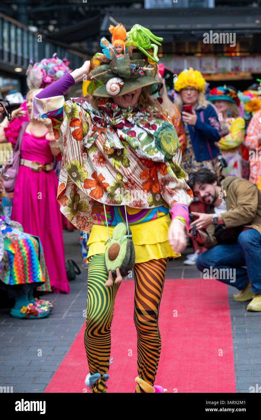 London, UK, 17th April 2025, The monthly colour walk took place this ...