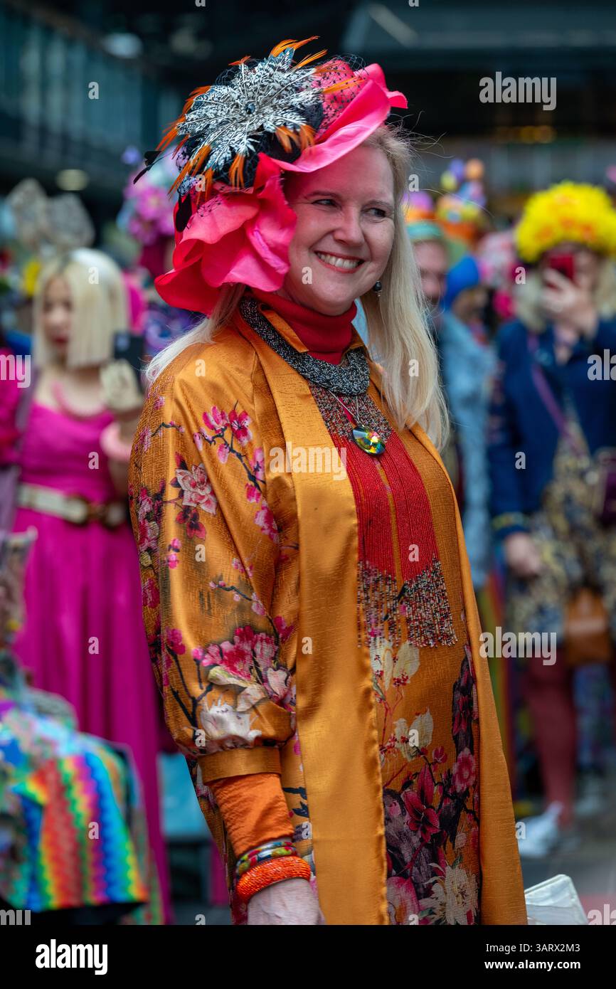 London, UK, 17th April 2025, The monthly colour walk took place this ...