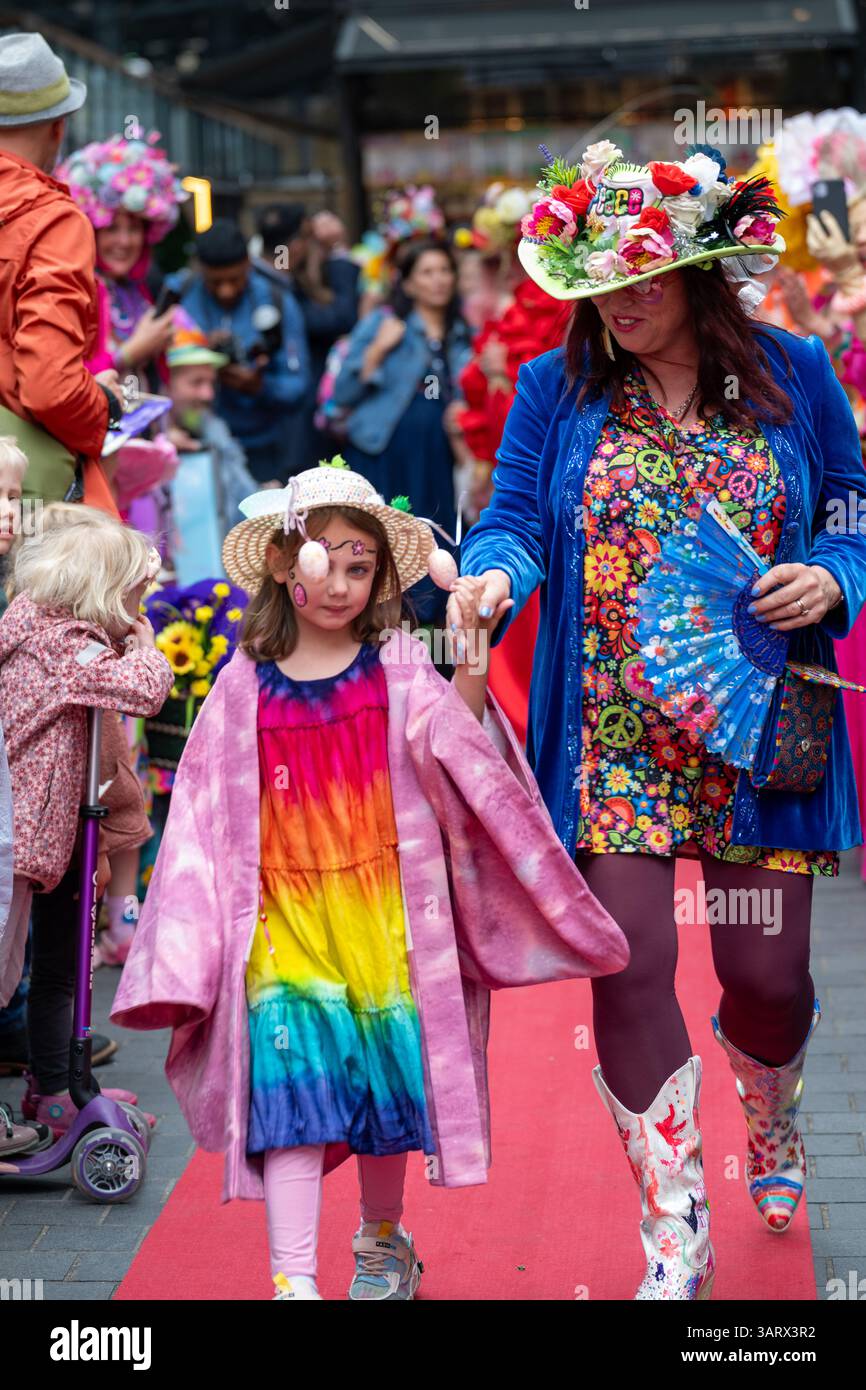 London, UK, 17th April 2025, The monthly colour walk took place this ...