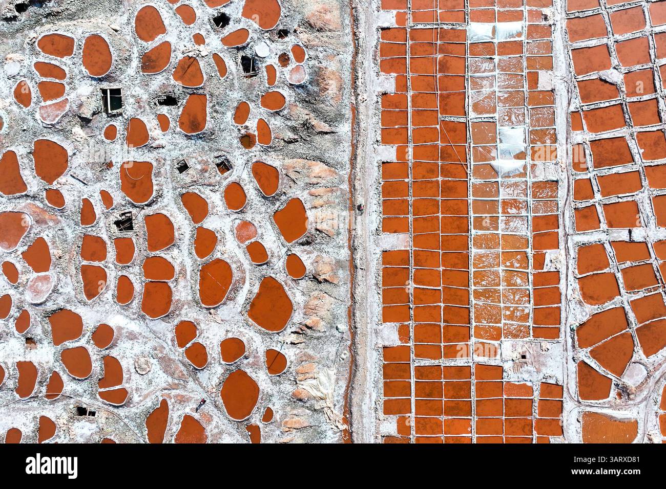 Yushu,China.14th April 2025. The Baizha Ancient Salt Fields in Nangqen ...