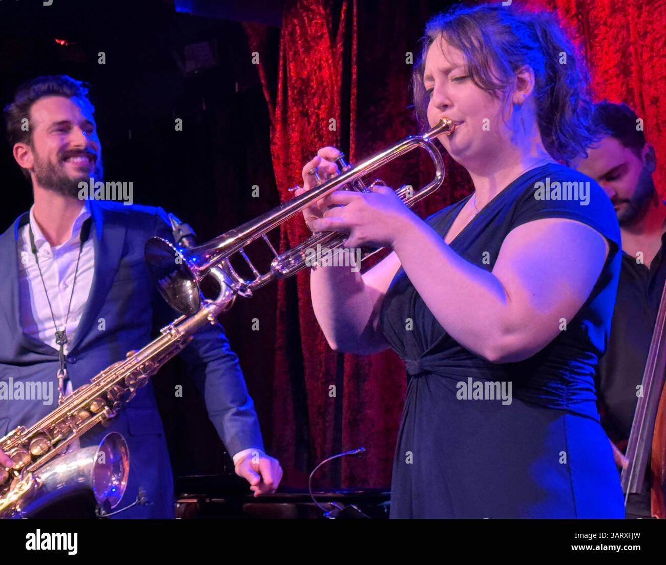 April 17, 2025, New York, New York, USA: Saxophonist/musician CHAD LB ...