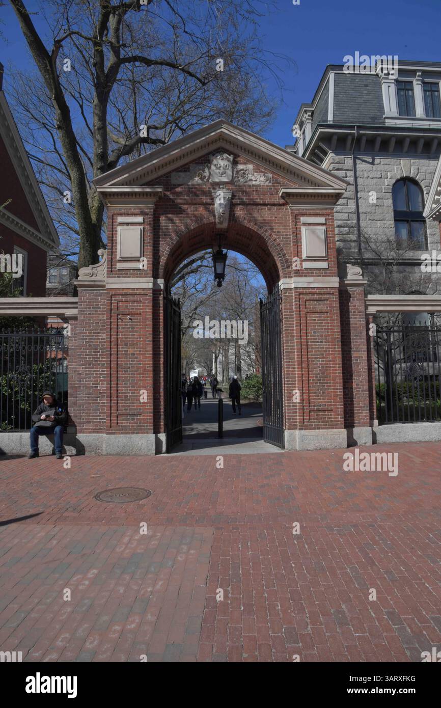 Cambridge, Ma, USA. 17th Apr, 2025. Harvard University and Harvard ...