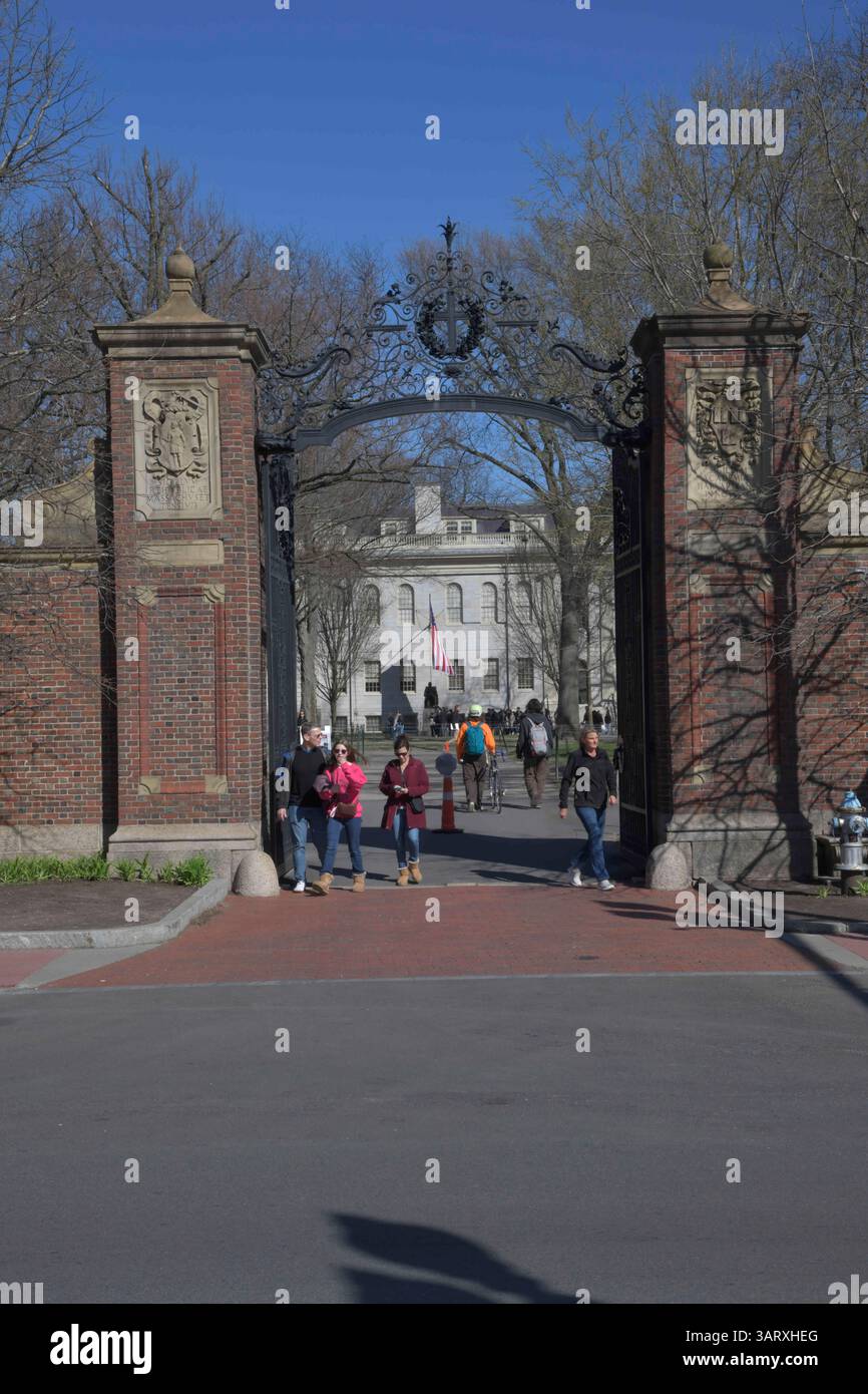 April 17, 2025, Cambridge, Ma, USA: Harvard University and Harvard ...