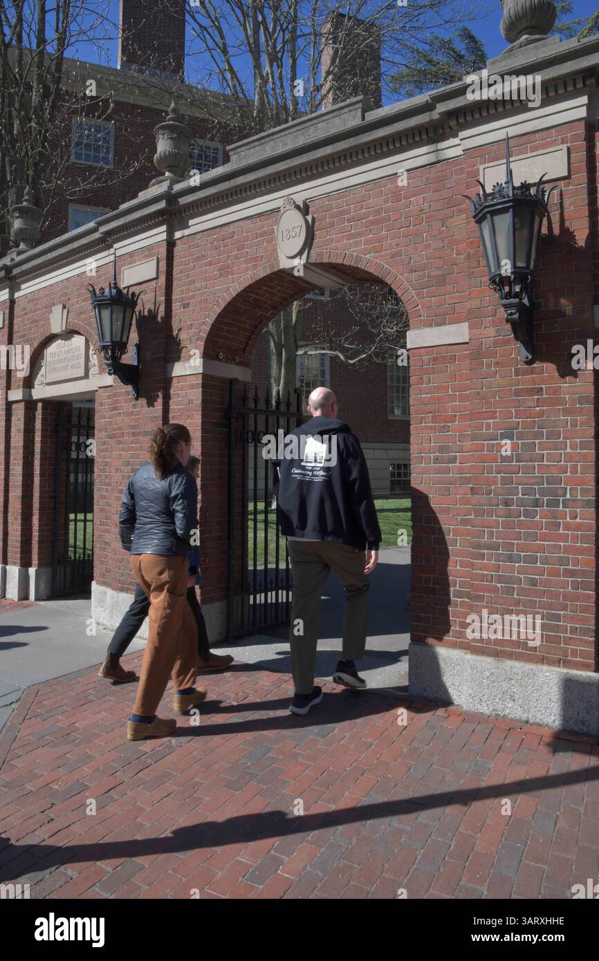 Cambridge, Ma, USA. 17th Apr, 2025. Harvard University and Harvard ...