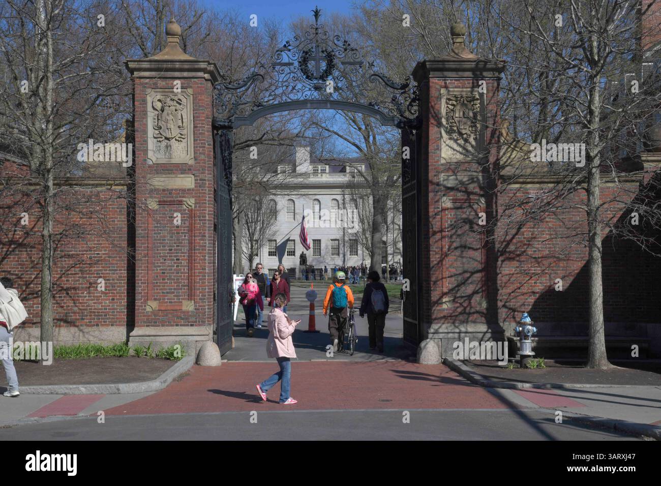Cambridge, Ma, USA. 17th Apr, 2025. Harvard University and Harvard ...