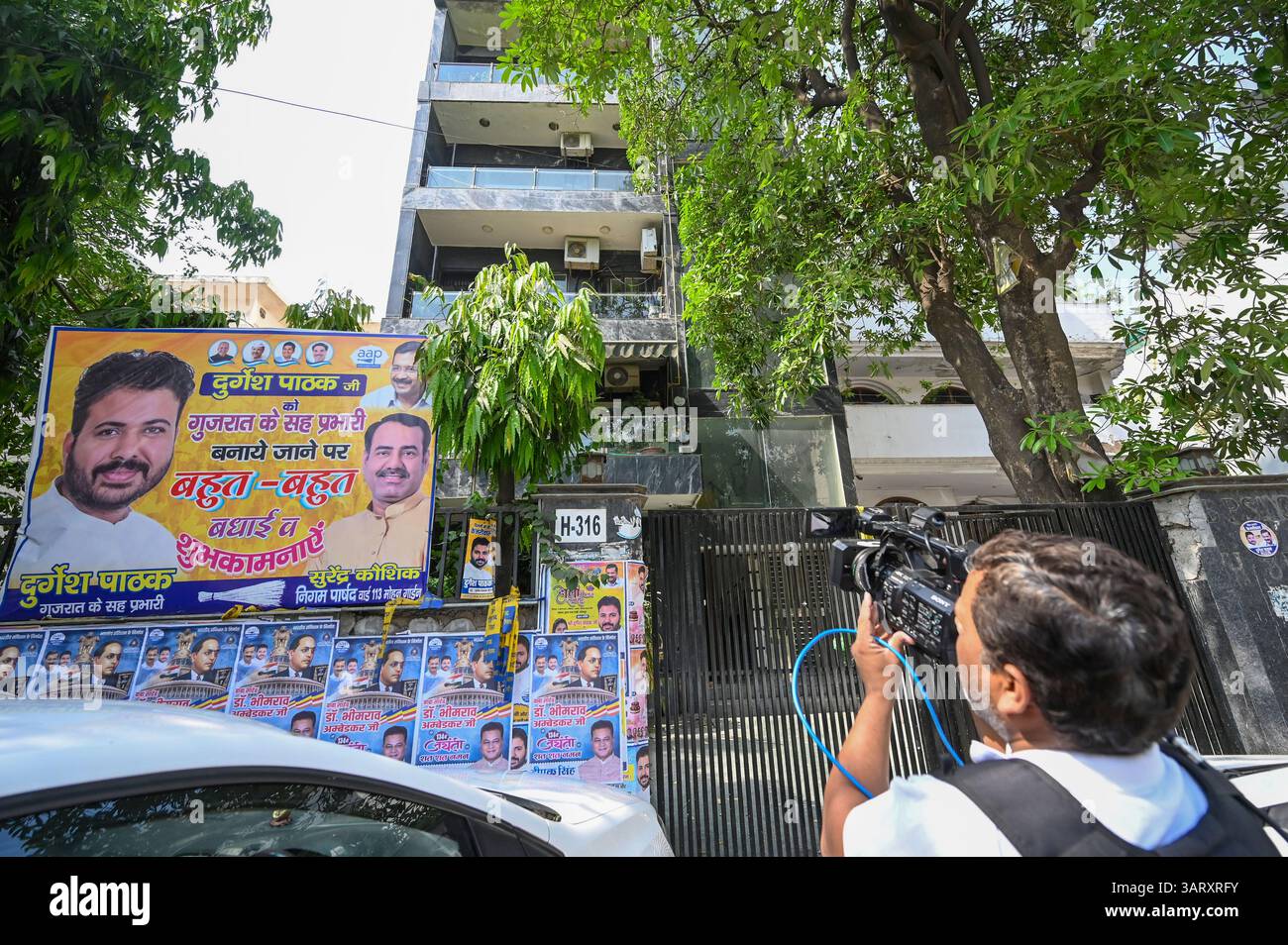 New Delhi, India. 17th Apr, 2025. NEW DELHI, INDIA - APRIL 17: Media ...