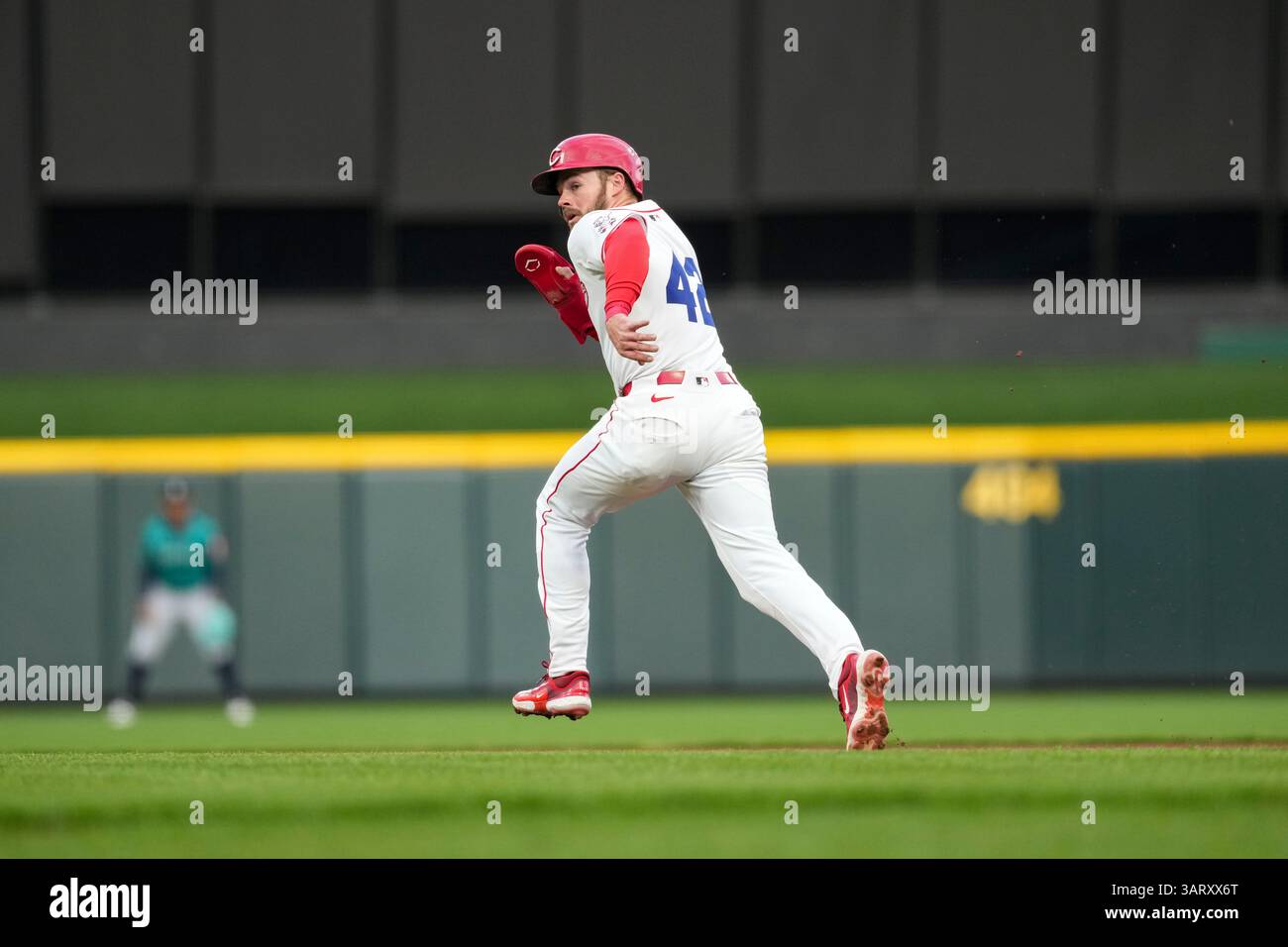 Cincinnati Reds' Gavin Lux runs during a baseball game against the ...