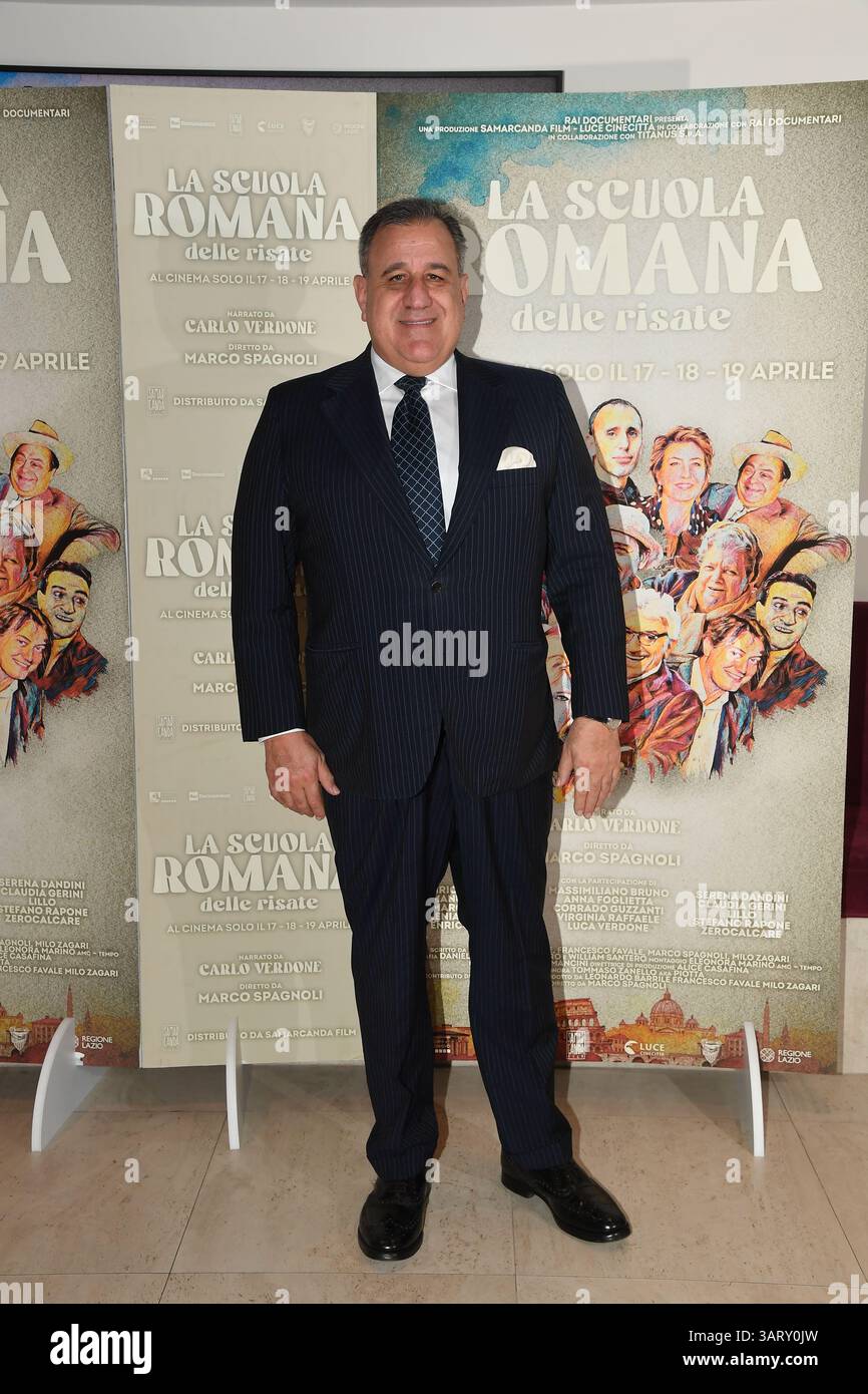 Rome, Italy. 18th Apr, 2025. Rome, Cinema Barberini Preview of the film ...