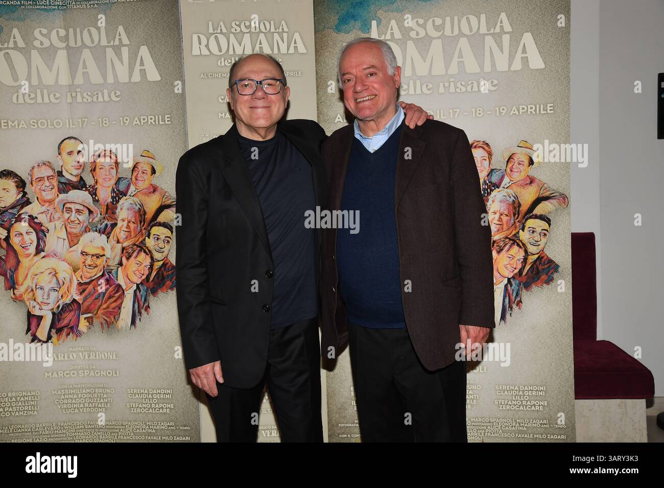 Rome, Italy. 18th Apr, 2025. Rome, Cinema Barberini Preview of the film ...