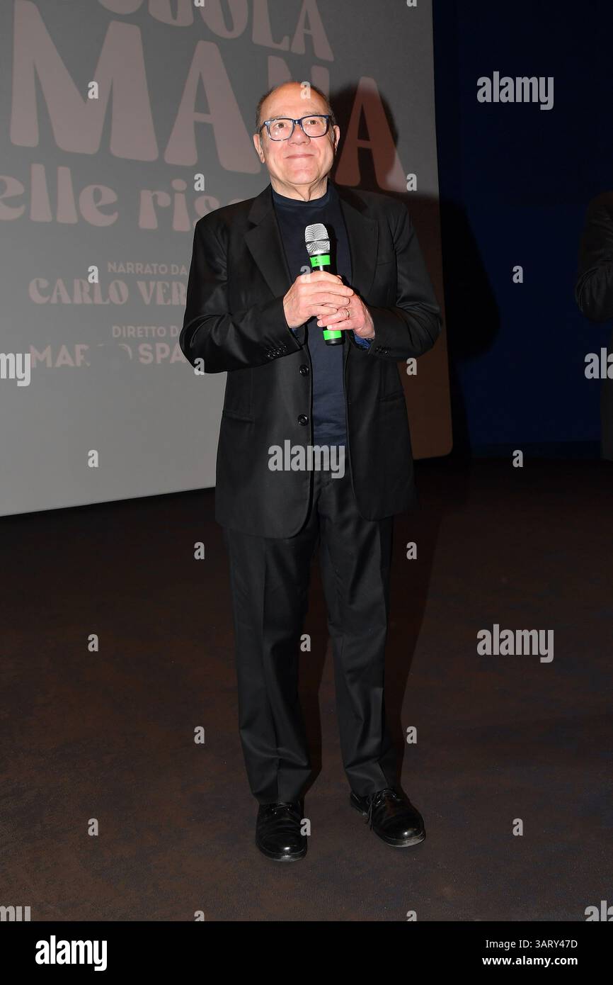 Rome, Italy. 18th Apr, 2025. Rome, Cinema Barberini Preview of the film ...