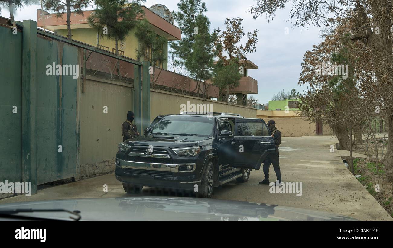 armed security service and escort vehicle Stock Photo - Alamy