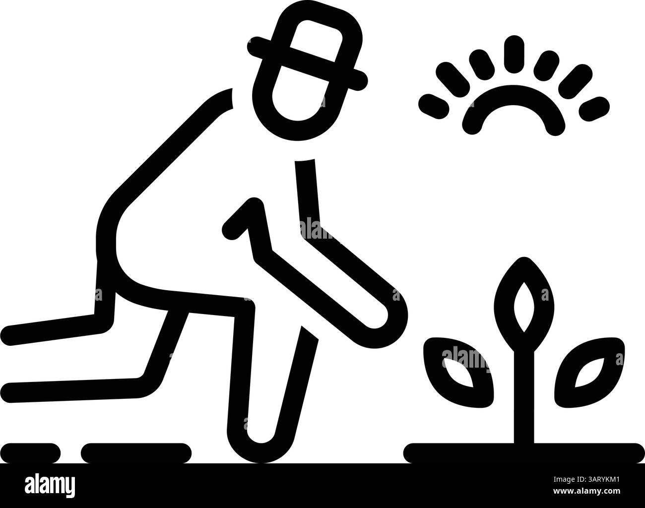 Icon for human farming, farming Stock Vector Image & Art - Alamy