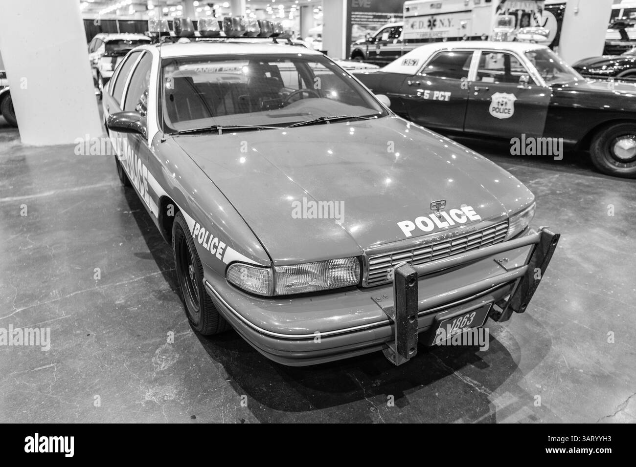 New York City, USA - March 27, 2024: Chevrolet Caprice NYPD police car ...