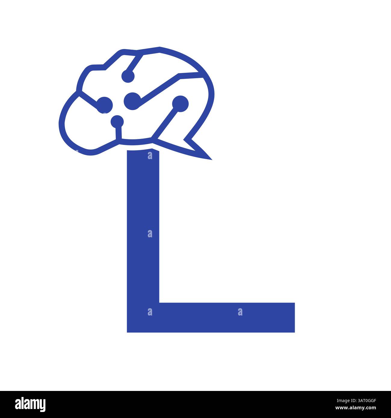 Letter l molecule Stock Vector Images - Alamy