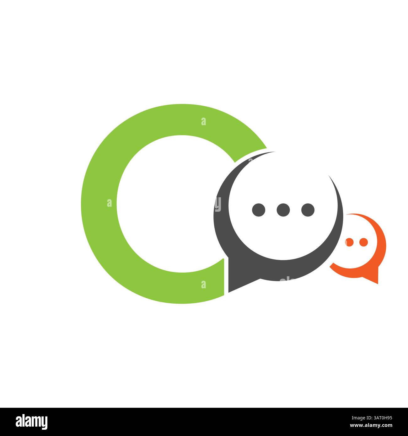 Business communication conversation on Stock Vector Images - Alamy