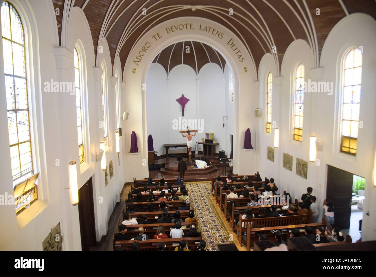 Bandung, West Java, Indonesia. 18th Apr, 2025. Indonesian Catholics ...