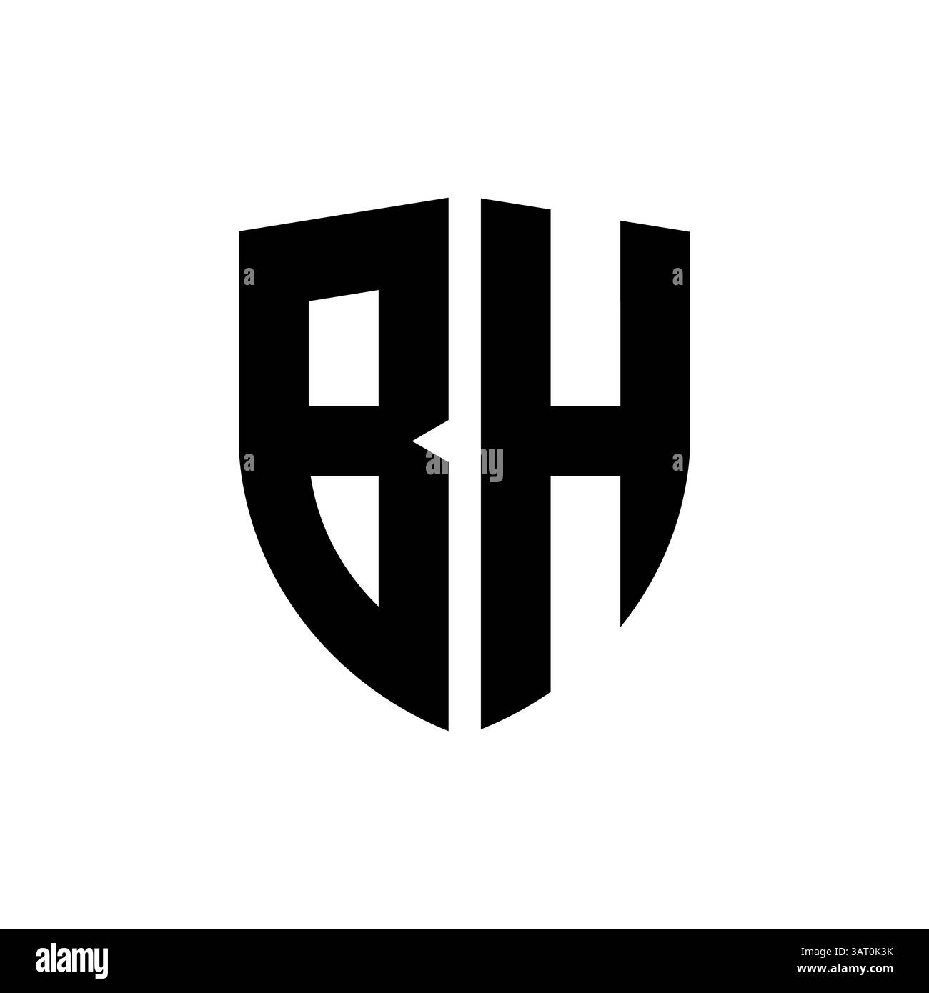 Letter b h logo hi-res stock photography and images - Alamy