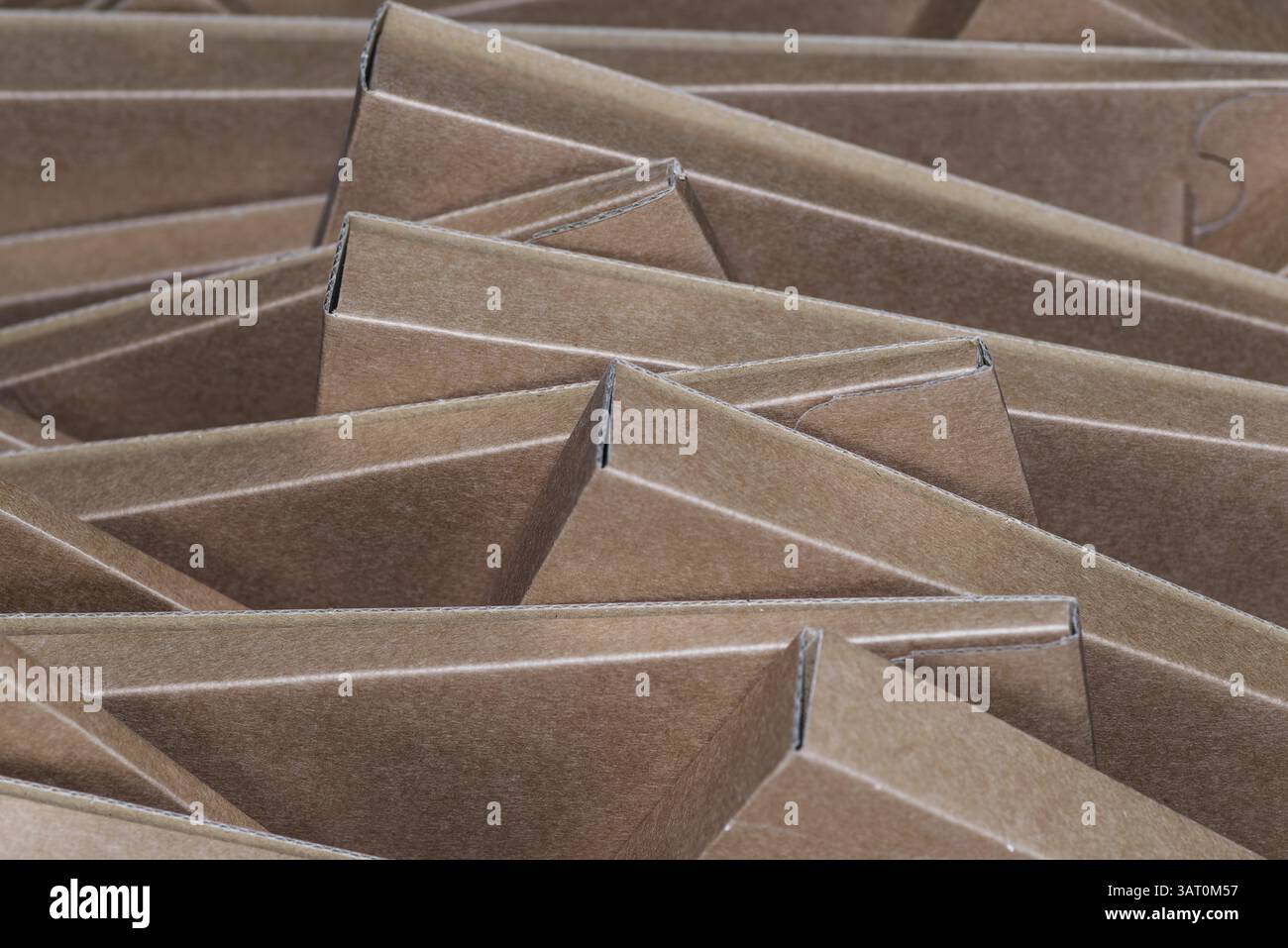 Cardboard packaging paper Stock Photo - Alamy