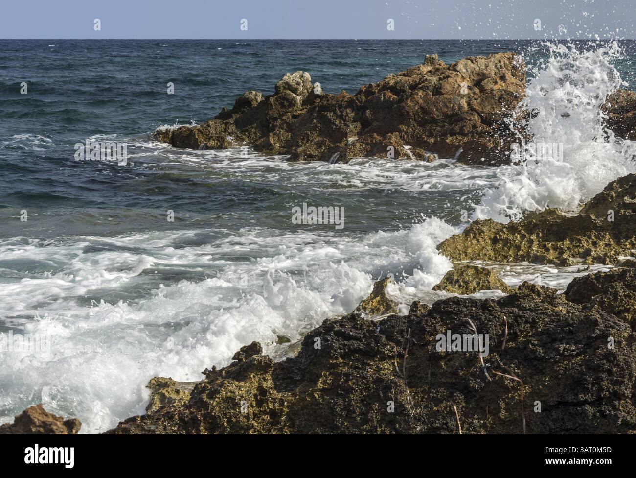 Sea coast waves Stock Photo - Alamy