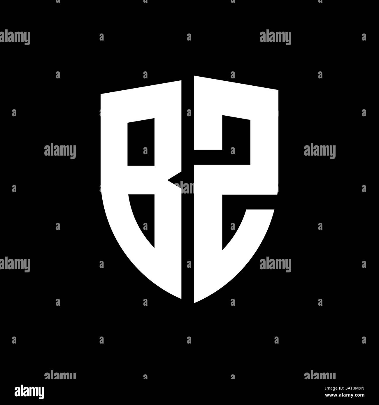 Letter bz or zb logo template Stock Vector Image & Art - Alamy