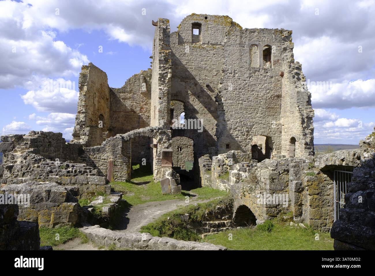 Homburg castle ruins and Homburg ruins nature reserve with the largest ...